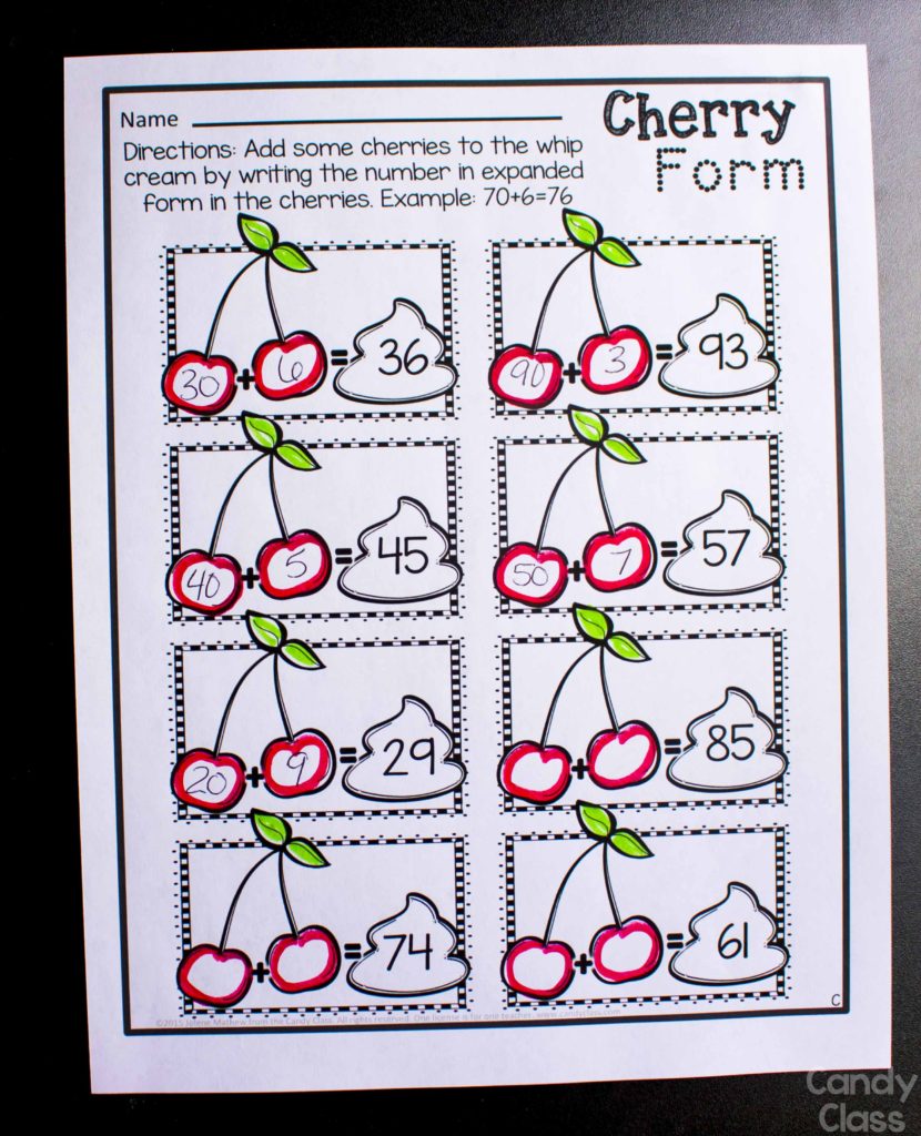 Teaching Ideas for Place Value & Two Freebies – The Candy Class