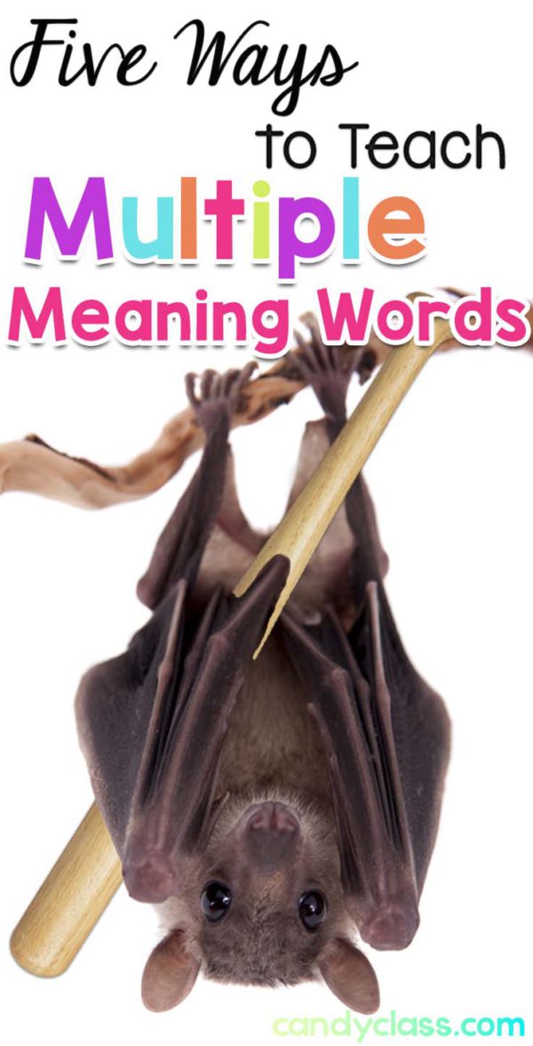 Five Ways to Teach Multiple Meaning Words - The Candy Class