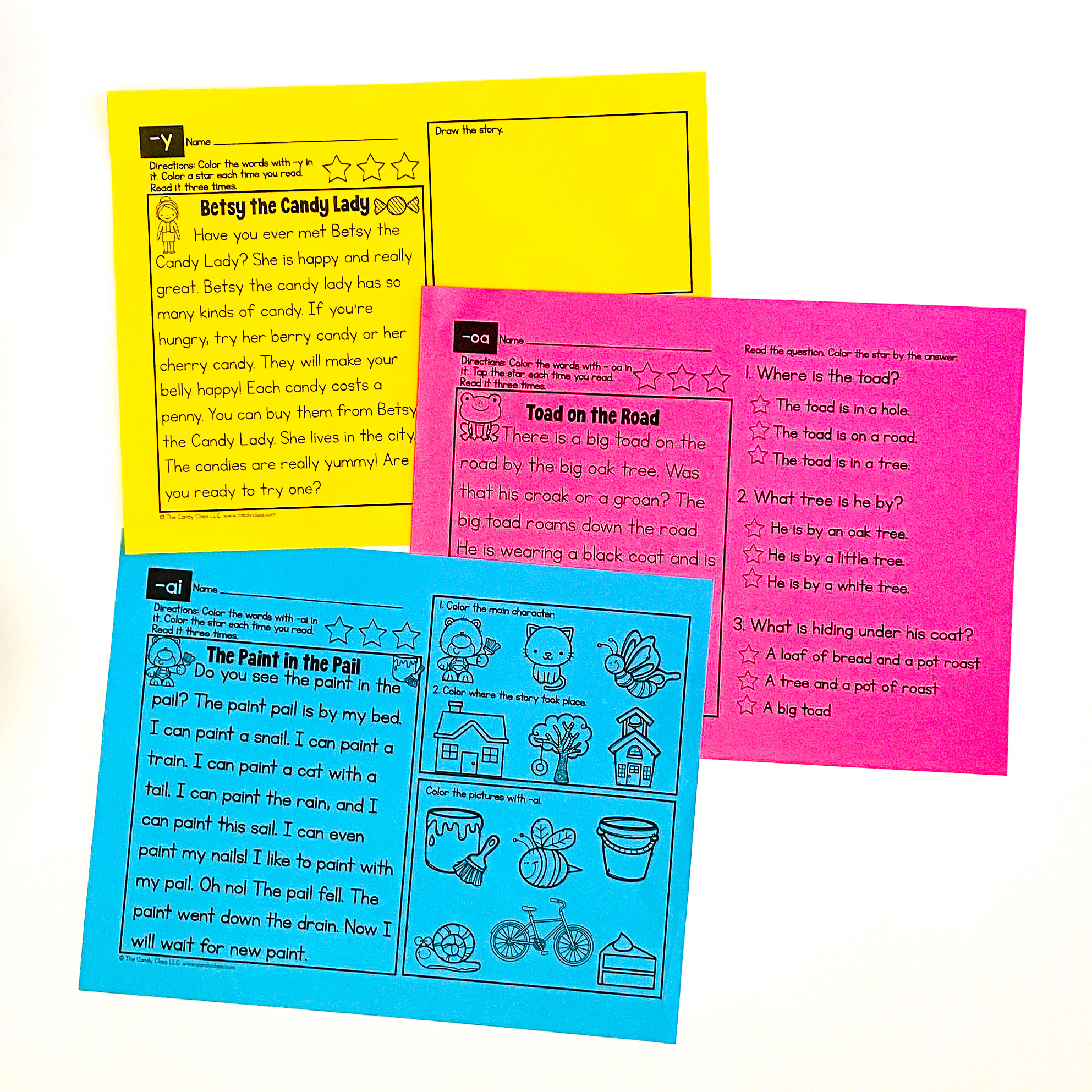 Free Phonics Decodable Passages with Reading Comprehension Questions ...
